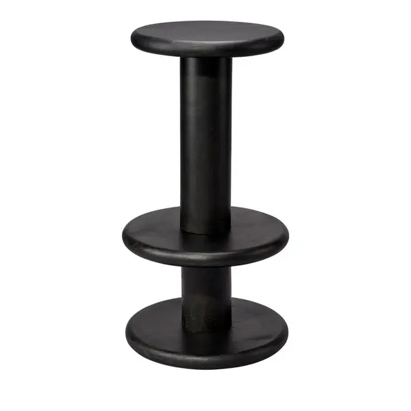 JAMIE YOUNG CO. Rye Mango Wood Barstool - Black