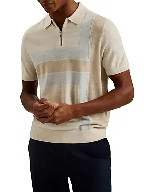 Ted Baker London Color Block Polo Sweater