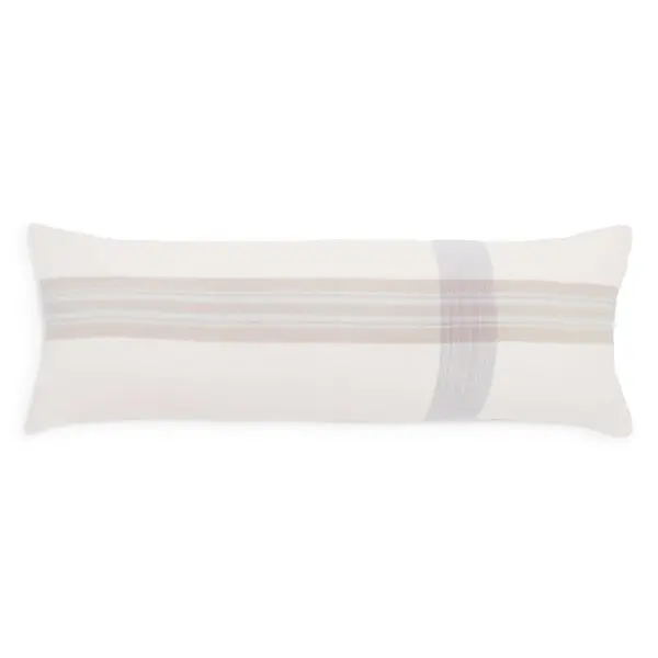 POM POM AT HOME Geneva Plaid Decorative Pillow X 40 - Ivory/taupe