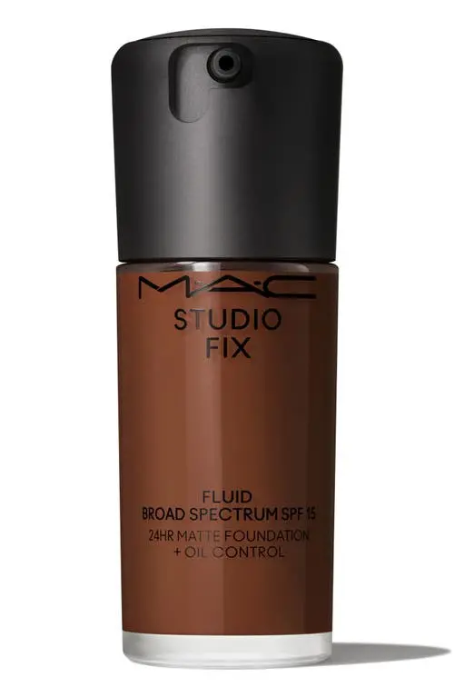 MAC COSMETICS Studio Fix Fluid Spf 15 24hr Matte Foundation + Oil Control - Nw55
