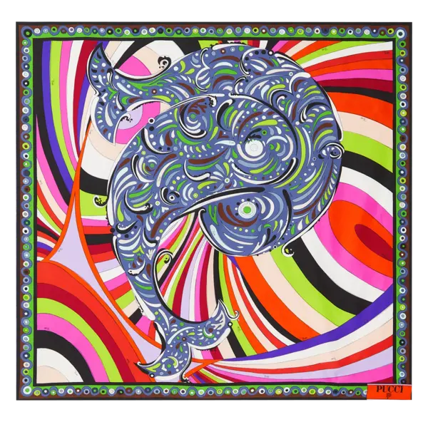 Emilio Pucci Printed Silk-twill Scarf
