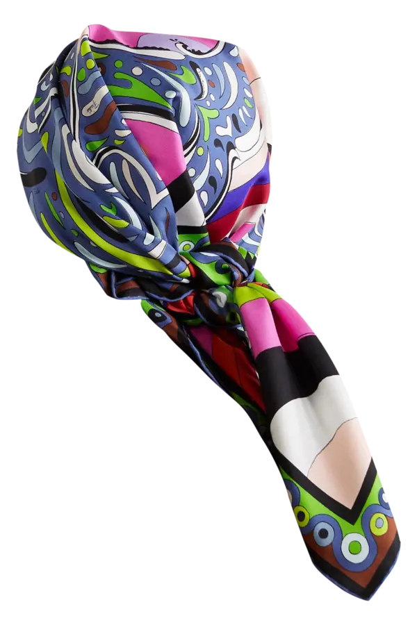 Emilio Pucci Printed Silk-twill Scarf