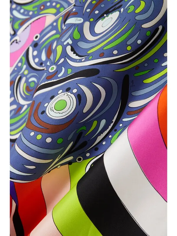 Emilio Pucci Printed Silk-twill Scarf