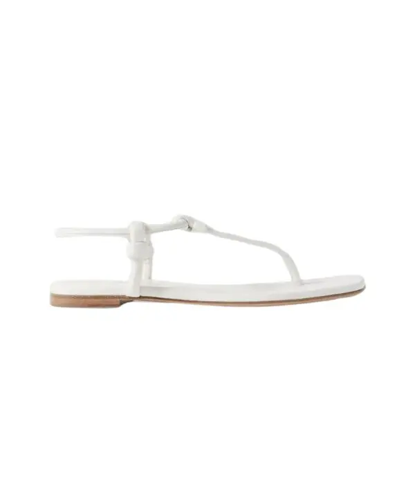 GIANVITO ROSSI - Gianvito Rossi Juno Thong Leather Sandals