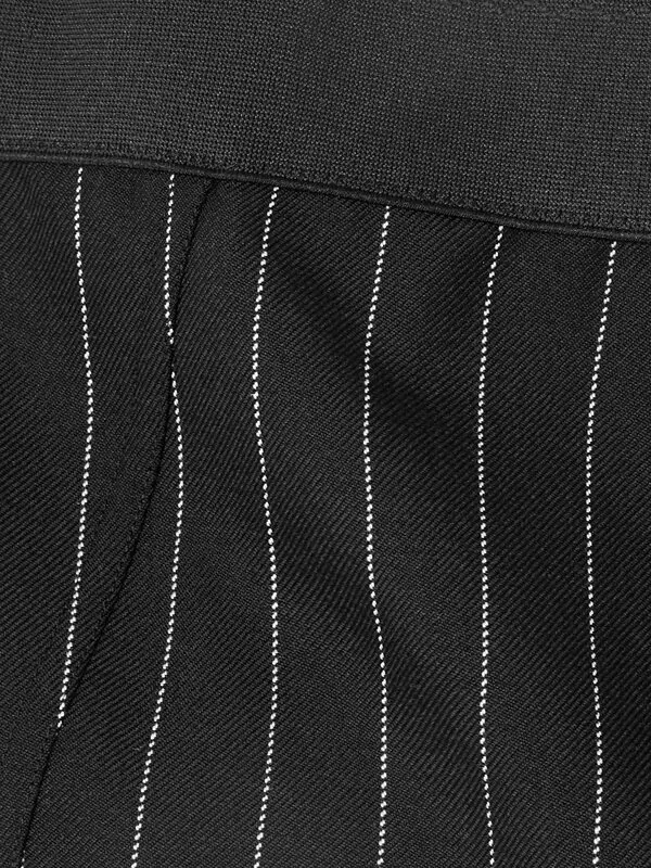 Dolce & Gabbana Pinstriped Wool-blend Twill Shorts