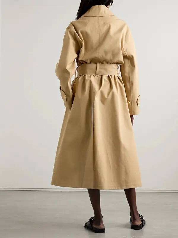 JOSEPH Lowendal Oversized Belted Cotton-twill Coat