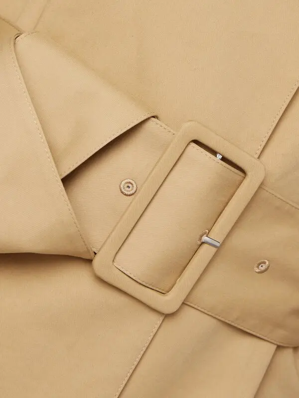 JOSEPH Lowendal Oversized Belted Cotton-twill Coat