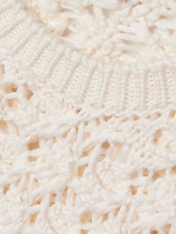 Loro Piana Nikko Open-knit Cotton And Silk-blend Sweater