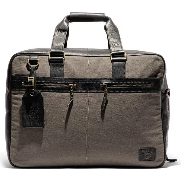 Will Leather Goods Commuter Carry-on Duffle - Charcoal/ Black