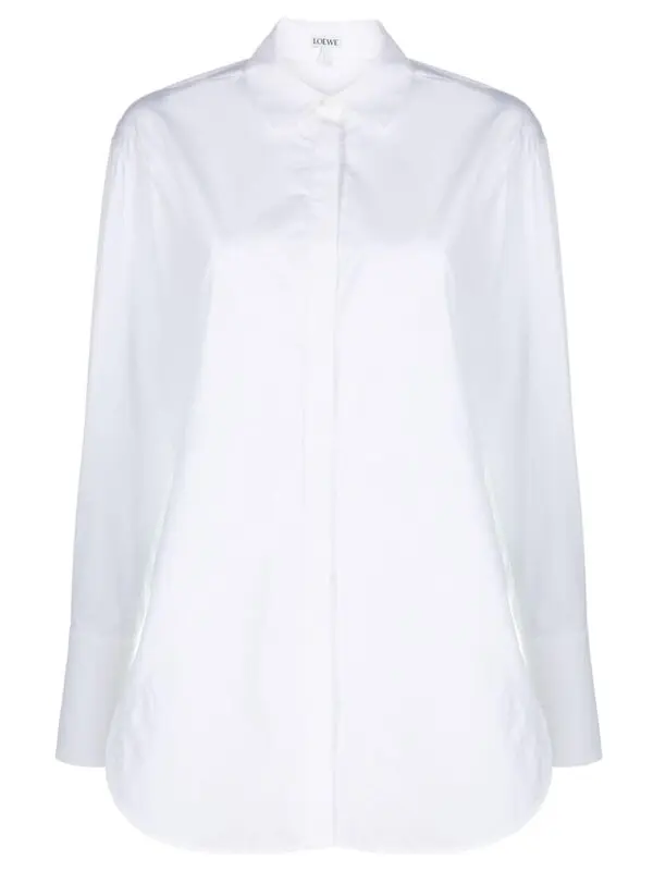 Loewe Puzzle Fold Cotton Shirt - White