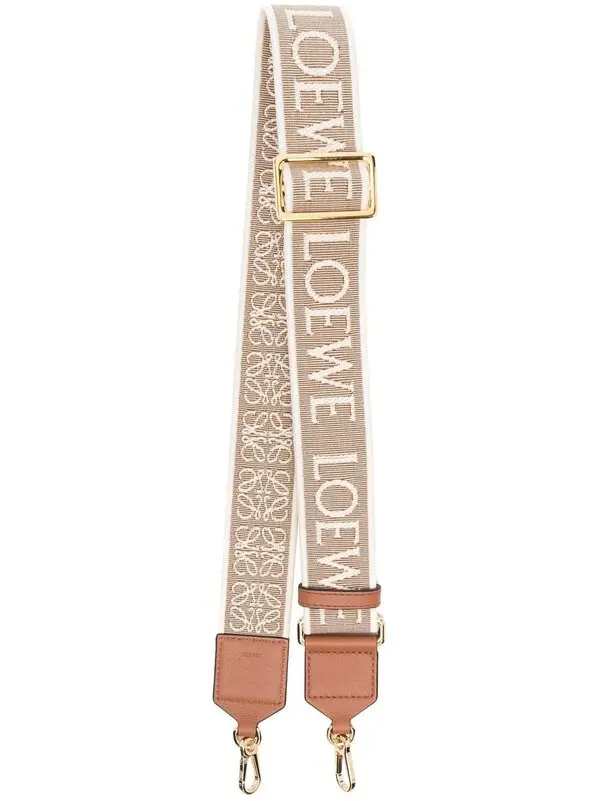 Loewe Anagram Logo Bag Strap - Neutrals