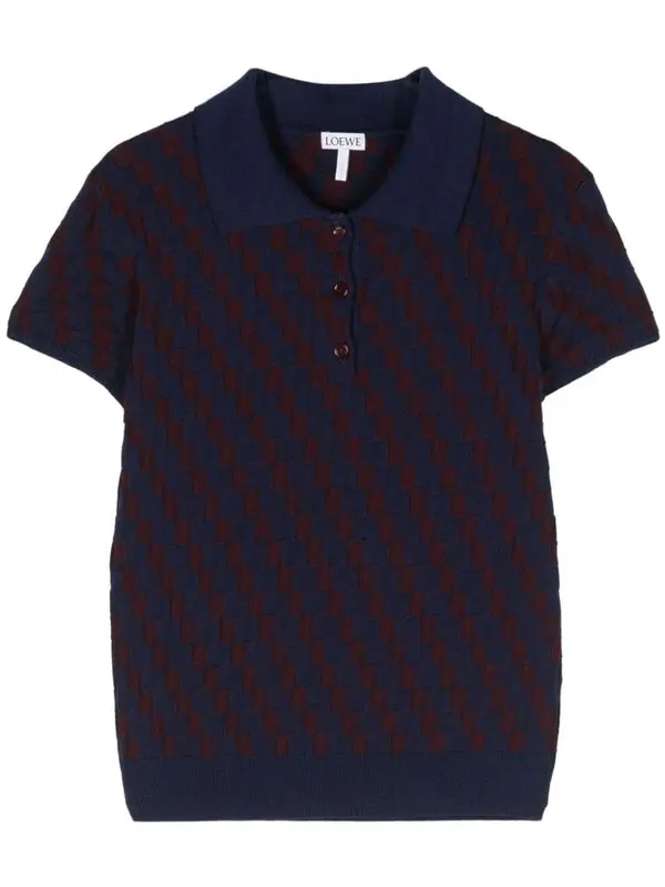 Loewe Knitted Polo Shirt