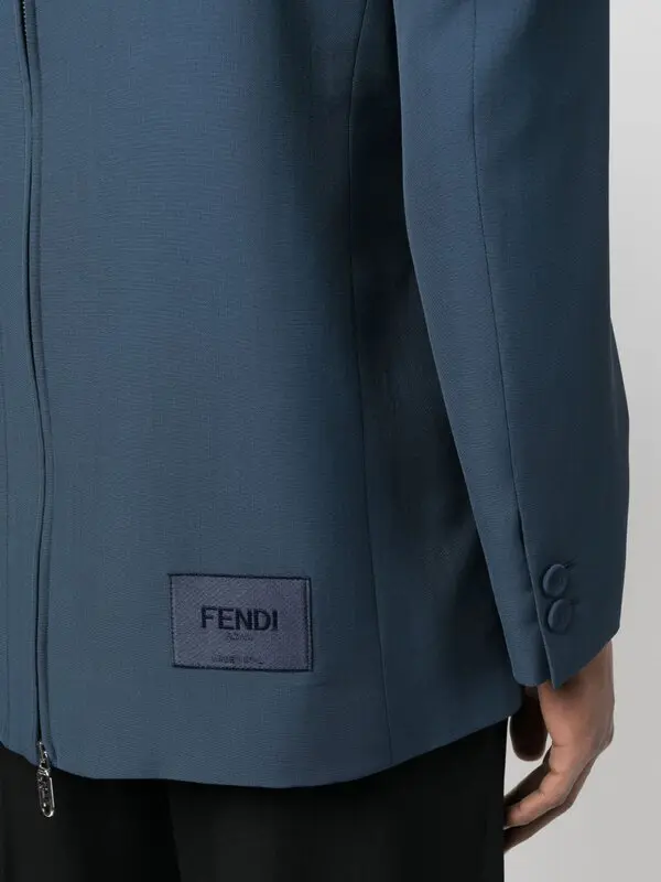 Fendi Peak-lapels Single-breasted Blazer