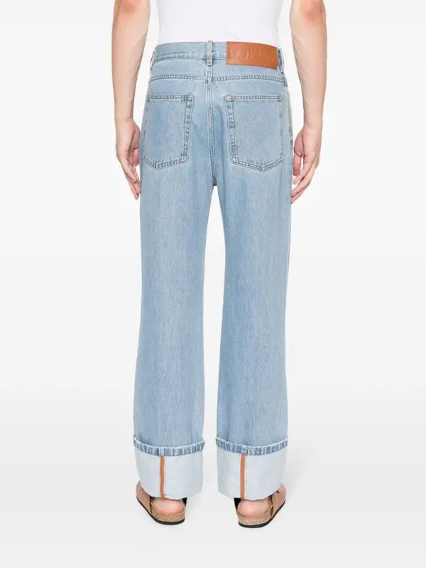 Loewe Mid-rise Wide-leg Jeans