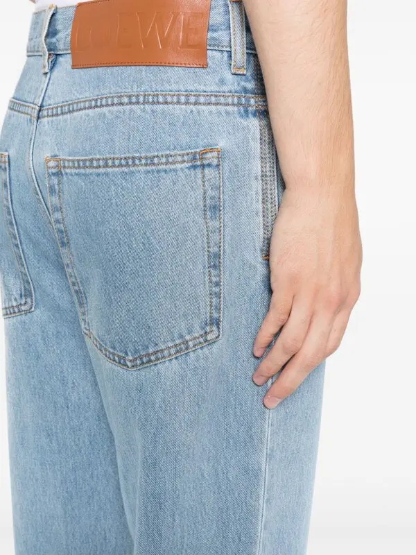 Loewe Mid-rise Wide-leg Jeans