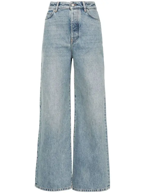 Loewe High-rise Wide-leg Jeans - Blue