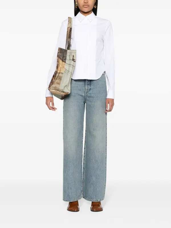 Loewe High-rise Wide-leg Jeans - Blue