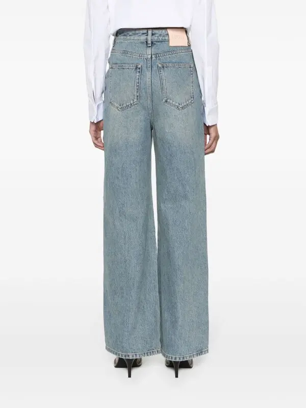 Loewe High-rise Wide-leg Jeans - Blue