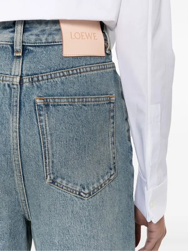 Loewe High-rise Wide-leg Jeans - Blue