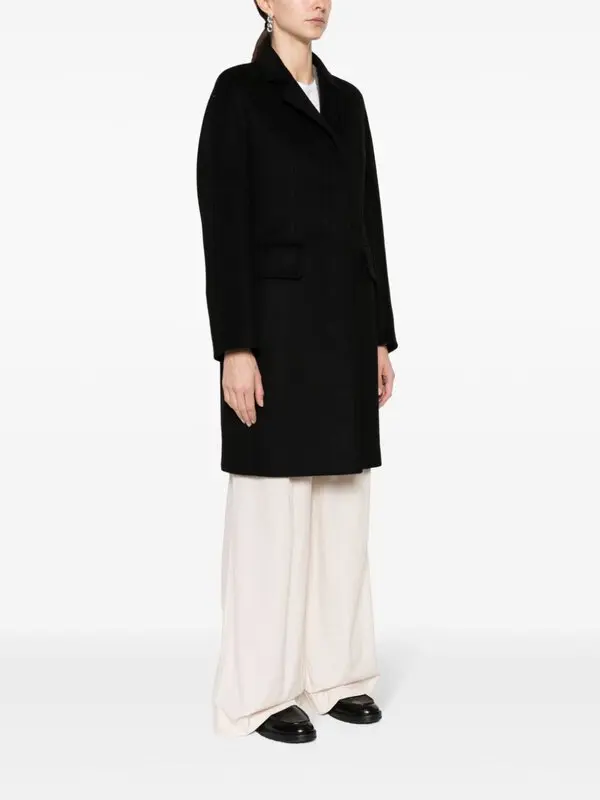 Max Mara Bingo Belted Coat - Black