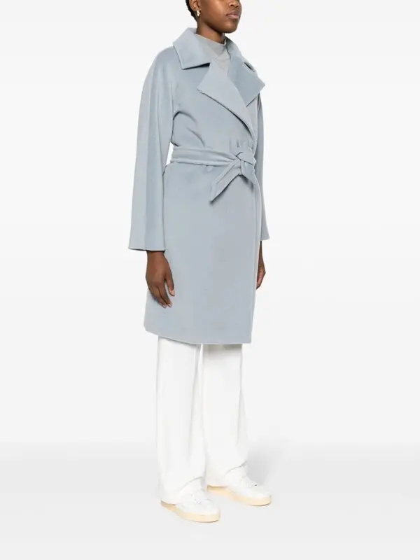 Max Mara Wool-cashmere Robe Coat