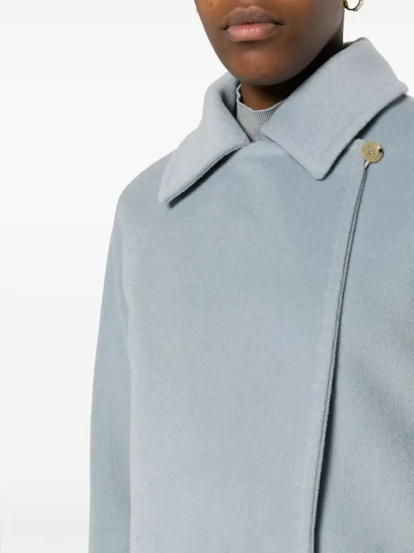 Max Mara Wool-cashmere Robe Coat