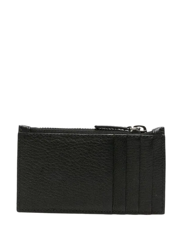 Roberto Cavalli Rc-plaque Leather Cardholder