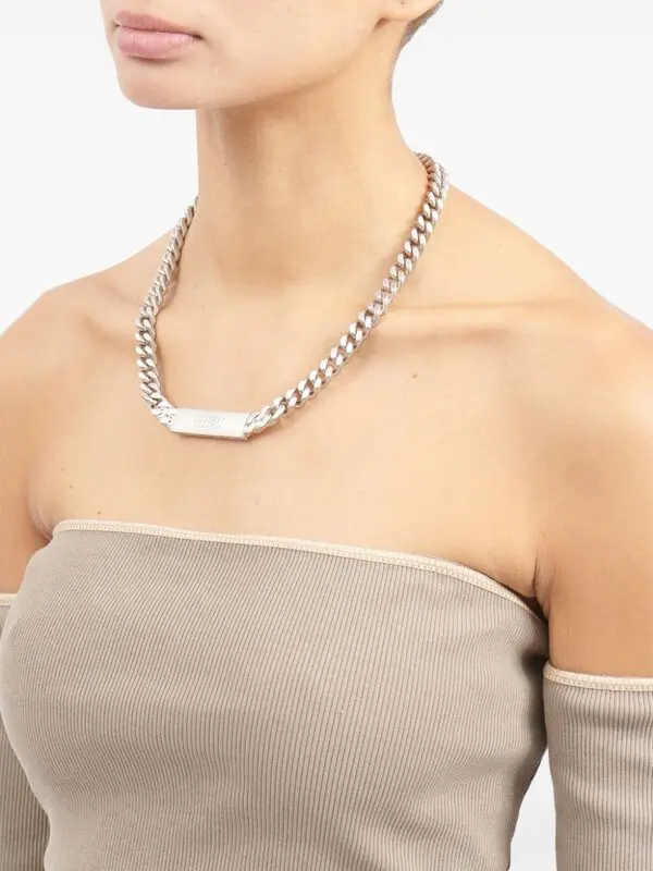MAISON MARGIELA Numbers-engraved Chain Necklace