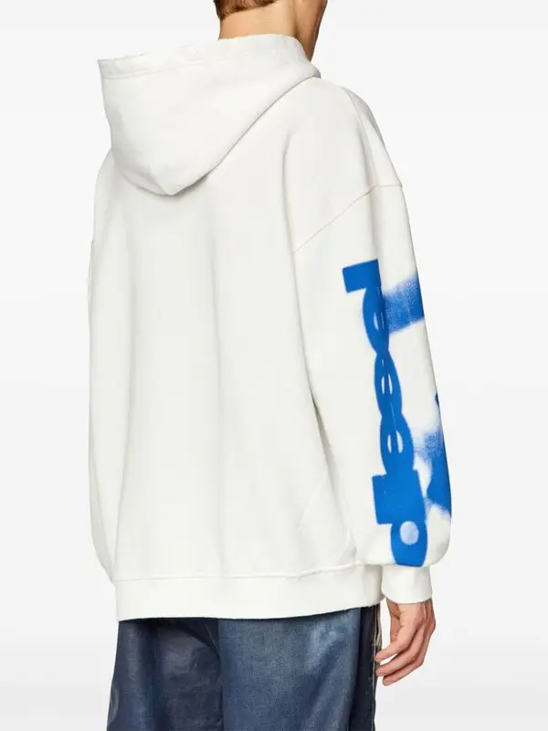 DIESEL® Cotton Graphic Print Hoodie