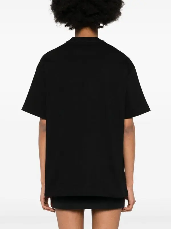 JIL SANDER Chest-pocket Cotton T-shirt - Black
