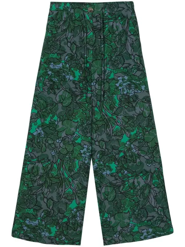 PIERRE-LOUIS MASCIA Adanastr Wide-leg Trousers - Green
