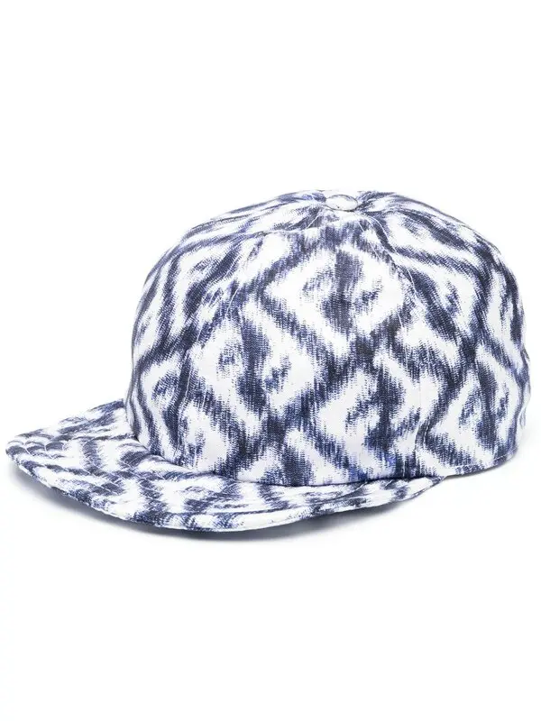 Fendi Ff Logo-print Baseball Cap - Blue