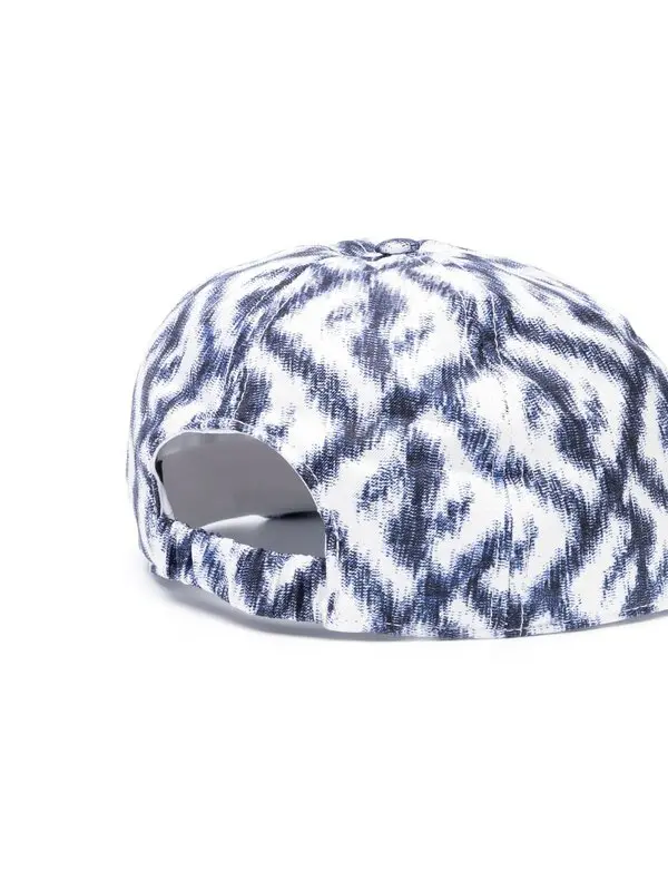 Fendi Ff Logo-print Baseball Cap - Blue