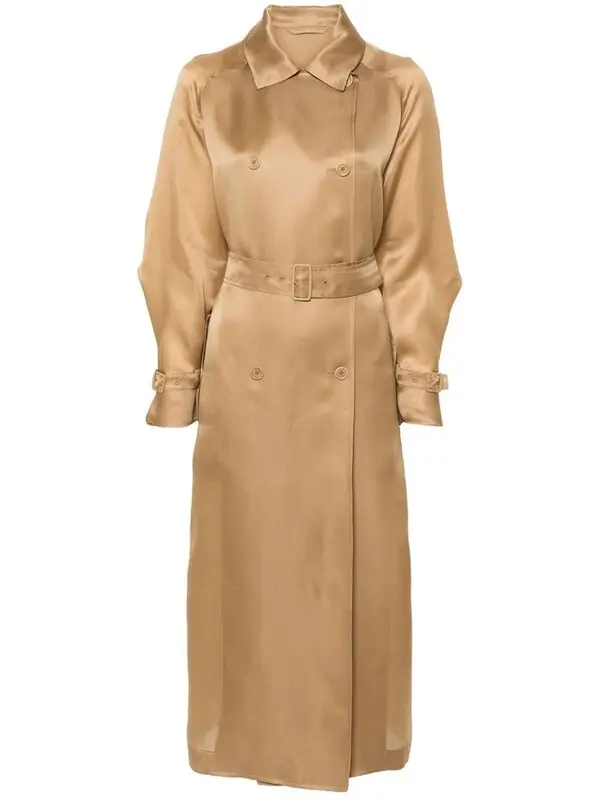 Max Mara Double-breasted Trench Coat - Neutrals