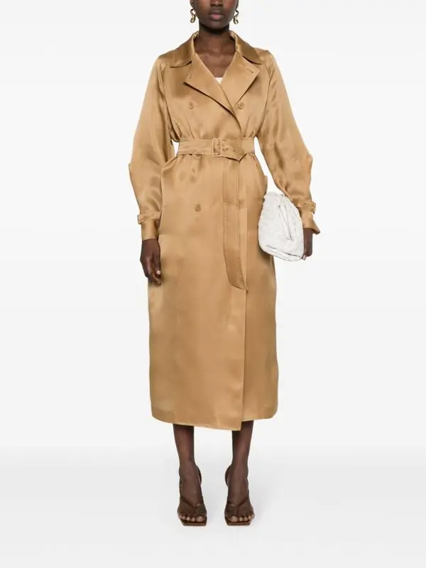 Max Mara Double-breasted Trench Coat - Neutrals