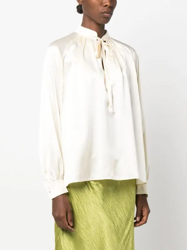 Max Mara Tie-fastening Blouse - Neutrals