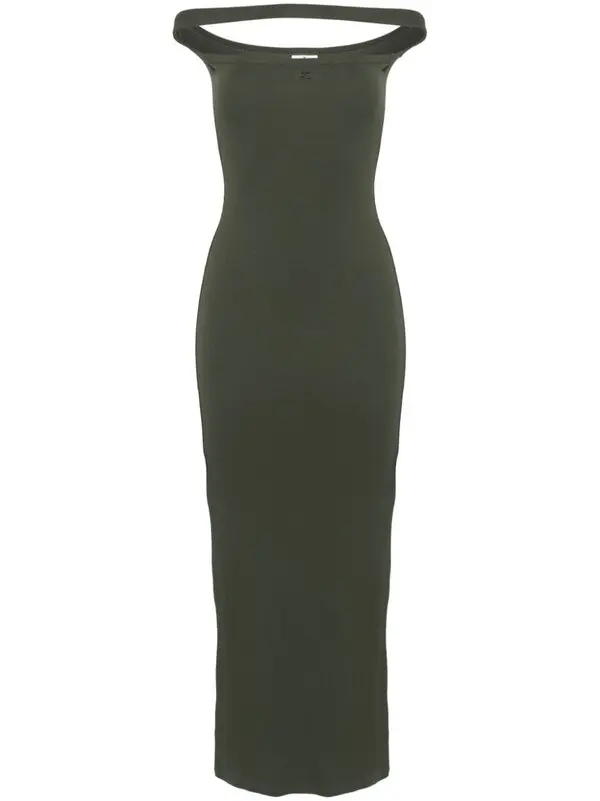 COURREGES Hyperbole 90's Maxi Dress - Green