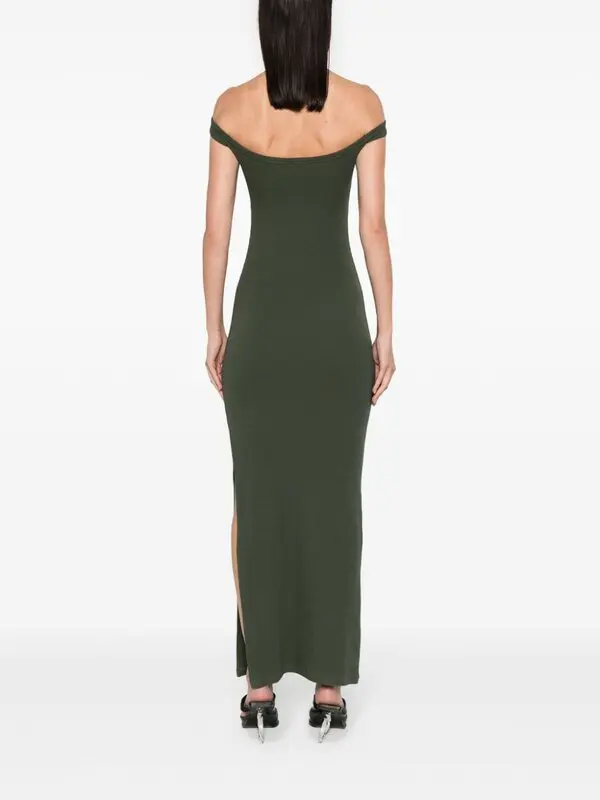 COURREGES Hyperbole 90's Maxi Dress - Green