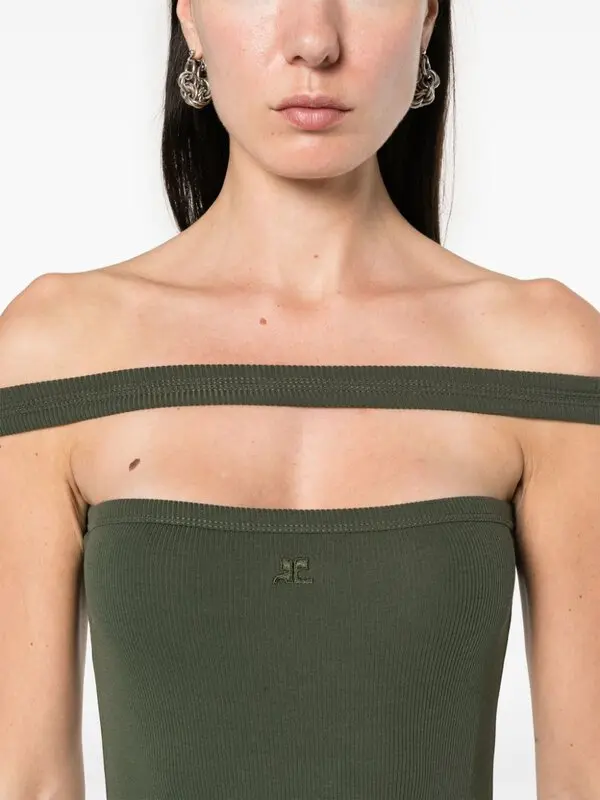 COURREGES Hyperbole 90's Maxi Dress - Green
