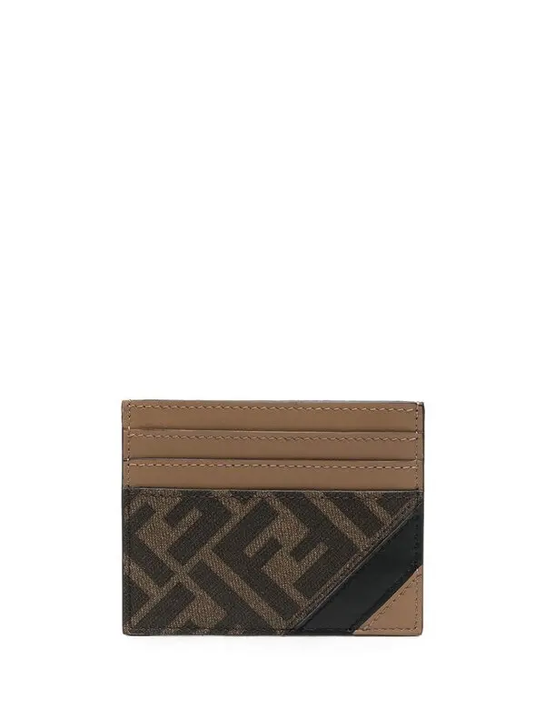Fendi Logo-print Cardholder - Brown