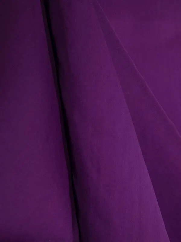 Max Mara Finished Edge Silk Scarf - Purple