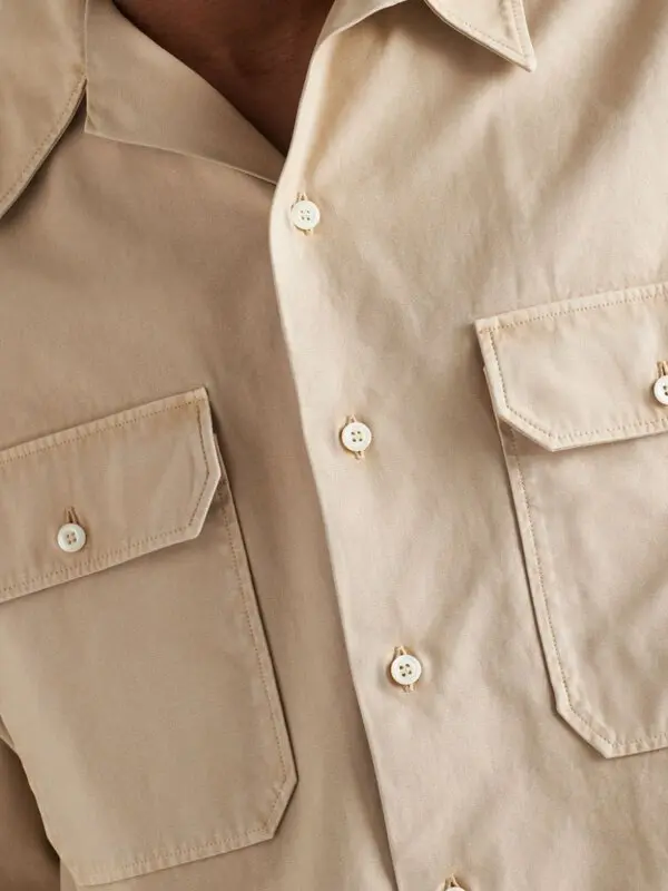Prada Appliqué-logo Cotton Shirt