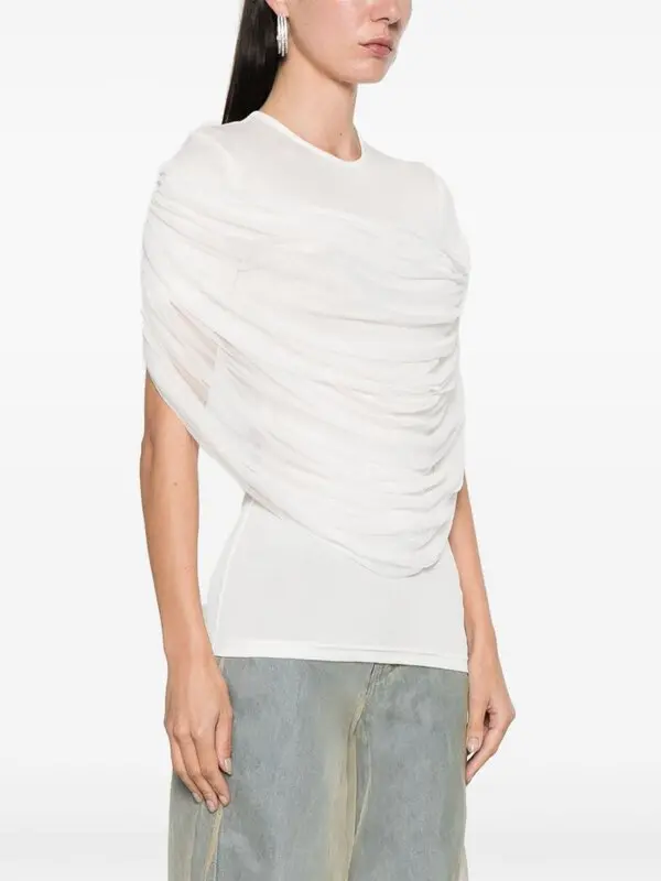 Christopher Esber Sonora Draped-panel T-shirt