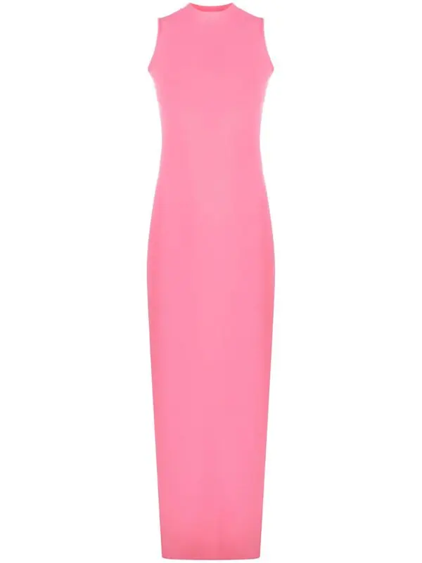 Sportmax Cut-out Detail Long Dress - Pink