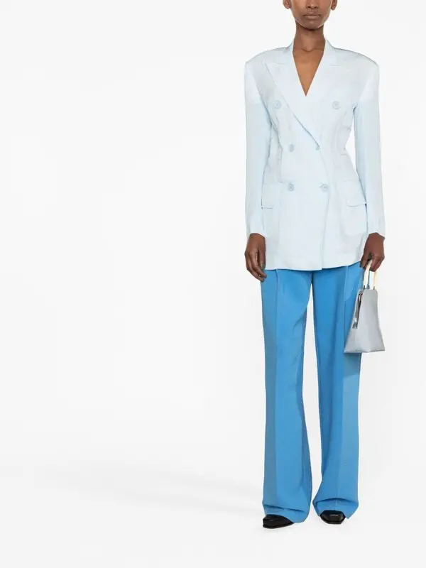 Sportmax Fitted Double-breasted Button Blazer