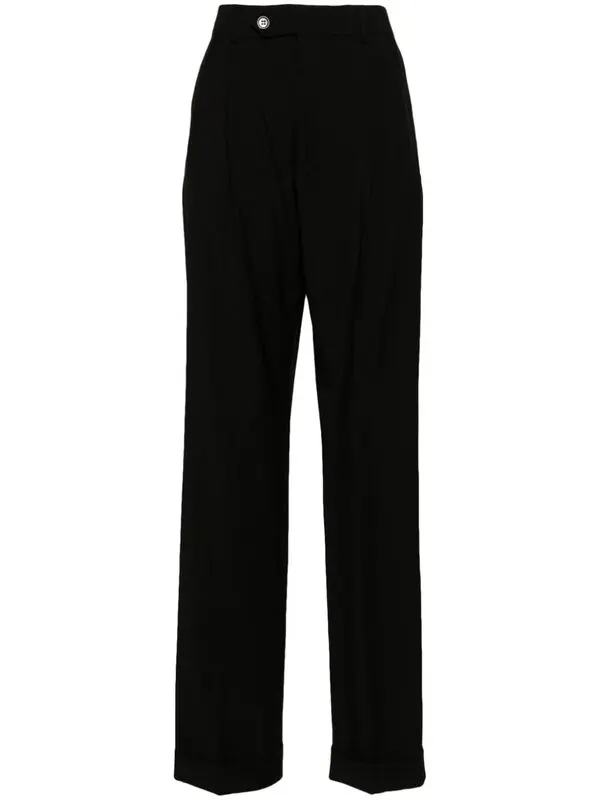 Sportmax Mid-rise Pleated Trousers