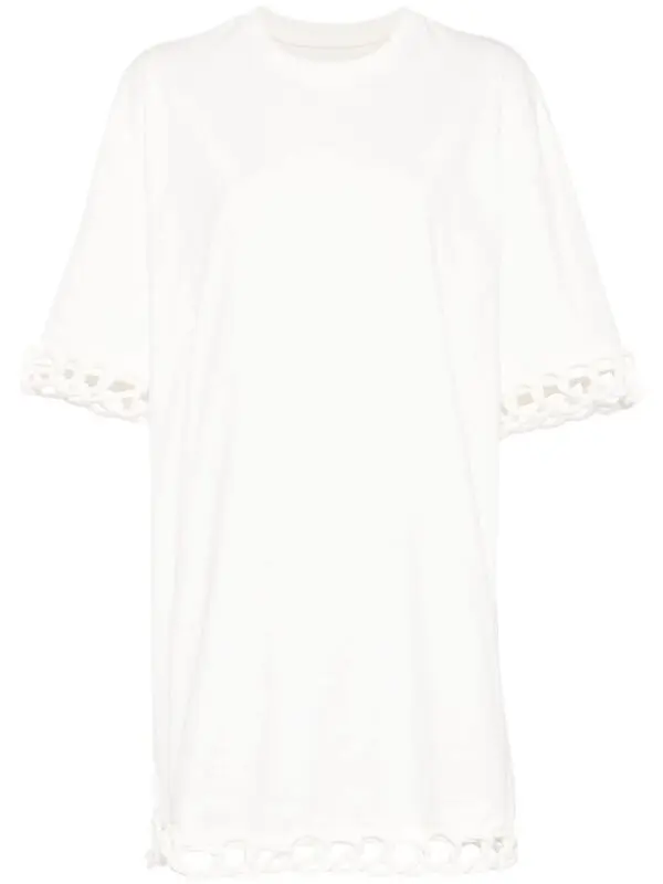 JNBY Perforated Detailing Cotton Dress