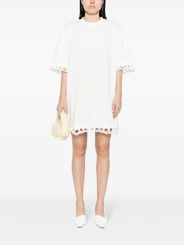 JNBY Perforated Detailing Cotton Dress