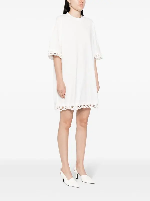 JNBY Perforated Detailing Cotton Dress