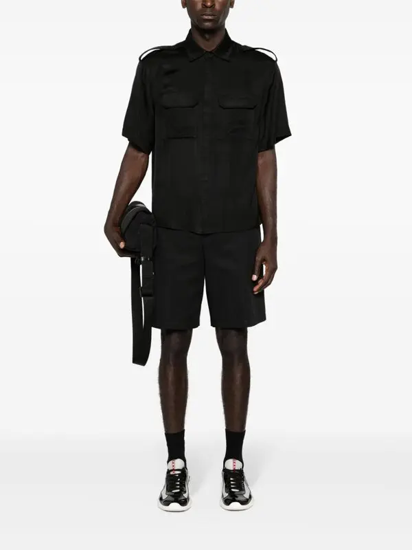 Neil Barrett Epaulettes Short-sleeve Shirt